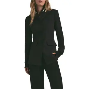 FAVORITE DAUGHTER Varsity Blazer - Black