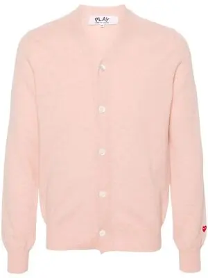 Play Comme Des Garcon V Neck Cardigans For Women