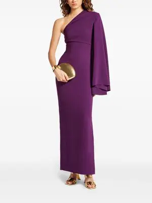 Solace London Elisa Maxi Dress - Purple