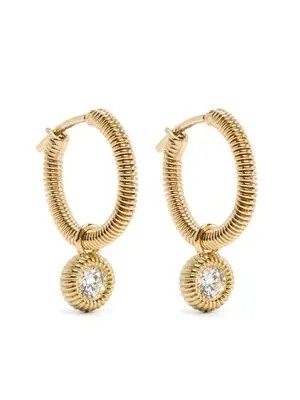 LEANDRA 18k Yellow Diamond Cabo Drop Earrings