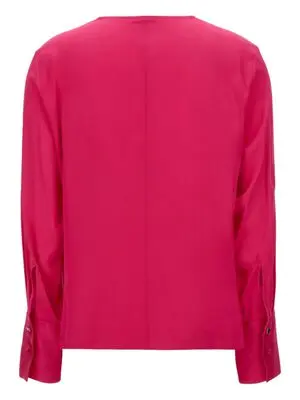 Hugo Twist-detail Blouse - Pink