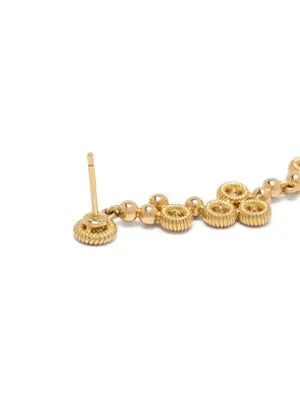 LEANDRA 18k Yellow Moni Diamond Earrings