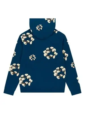 DENIM TEARS Cactus Tears Wreath Hoodie - Blue