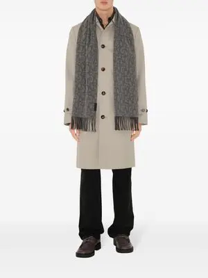 Burberry B Charm Sashmere Scarf - Grey