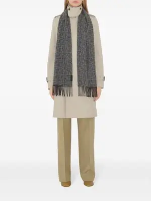 Burberry B Charm Sashmere Scarf - Grey