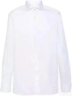 Zegna Tonal Pinstripe-pattern Shirt