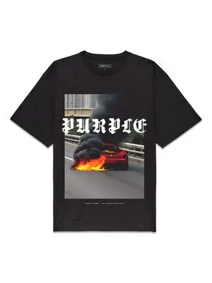 PURPLE BRAND Smoke Show T-shirt - Black