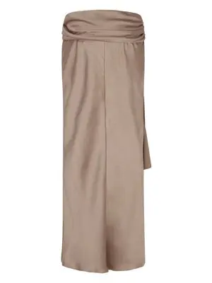 Blumarine Ring-detail Maxi Skirt