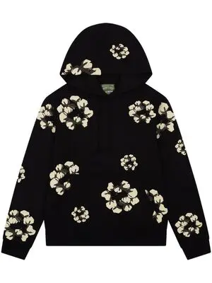 DENIM TEARS Cactus Tears Wreath Hoodie - Black