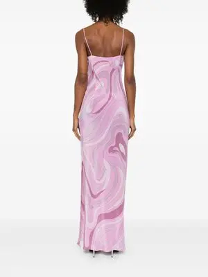 Emilio Pucci Iride-print Maxi Dress