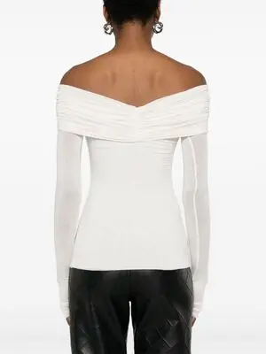 MANURI Amara Off-shoulder Blouse - White