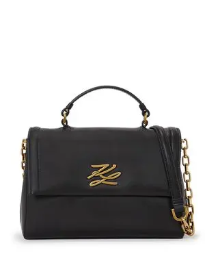 Karl Lagerfeld Gold Tone Shoulder Bags