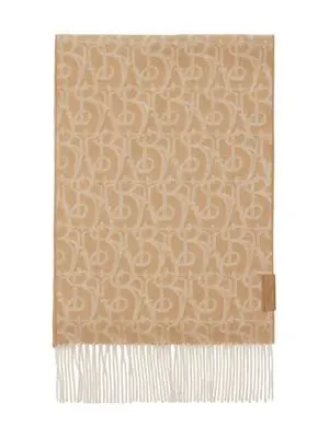 Burberry B Charm Scarf - Brown
