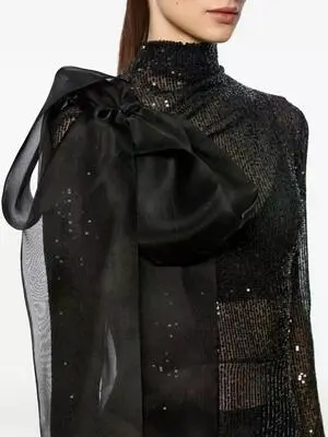 ATU BODY COUTURE Sequinned Maxi Dress - Black