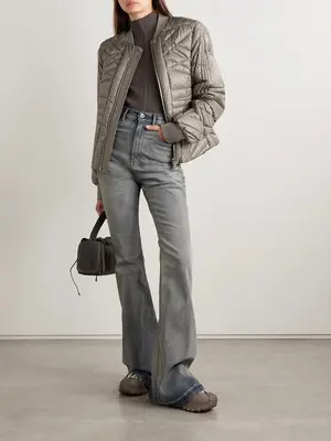 Rick Owens Moncler + Megapenta Quilted Jacket - Brown