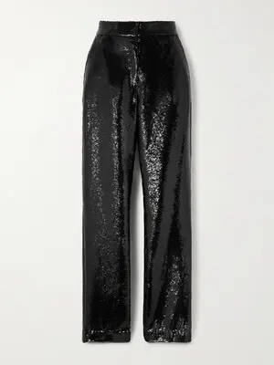 Veronica De Piante Mick Sequined Crepe Pants