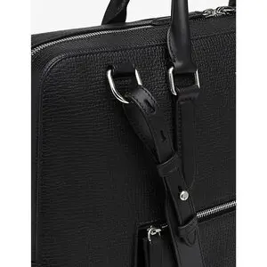 Smythson Ludlow Slim Leather Briefcase