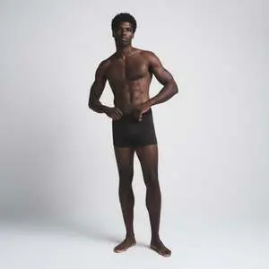 SKIMS 3" Boxer Brief 5 Pack | Black | Small | Cotton - Onyx