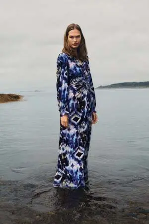 MARIE OLIVER Elsabeth Velvet Maxi Dress - Alta
