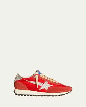 GOLDEN GOOSE Running Marathon Suede Nylon Sneakers