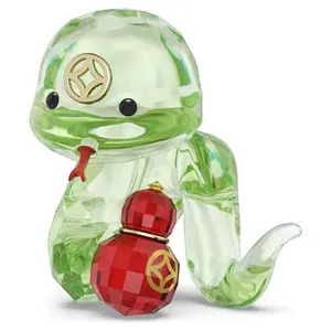 SWAROVSKI Asian Symbols Cute Snake - Green