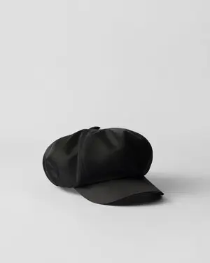 Prada Re-nylon Newsboy Cap - Black