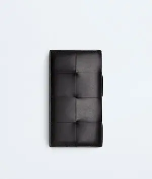 Bottega Veneta Long Cassette Wallet - Black
