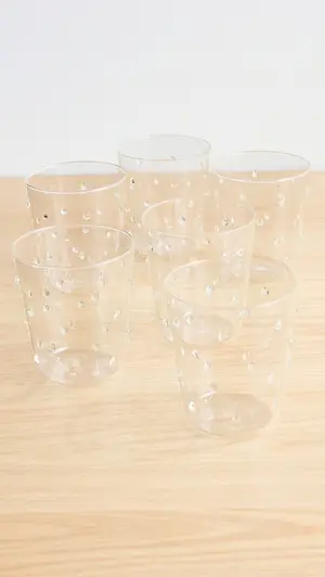 ZAFFERANO Party Dots Tumbler Set Of 6