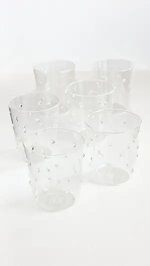 ZAFFERANO Party Dots Tumbler Set Of 6