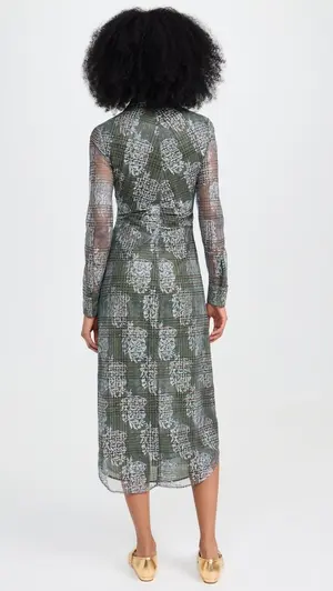 ramy brook wyatt tartan midi dress Ramy Brook Wyatt Tartan Midi Dress