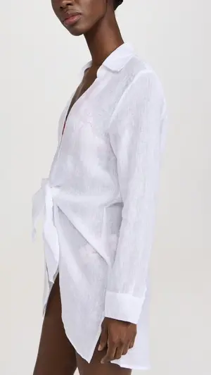 PQ SWIM Millie Tie Cover Up - White