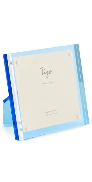 TIZO DESIGN Lucite Frame 4x4 - Blue