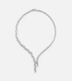 Yeprem 18kt White Gold Diamond Necklace - Silver