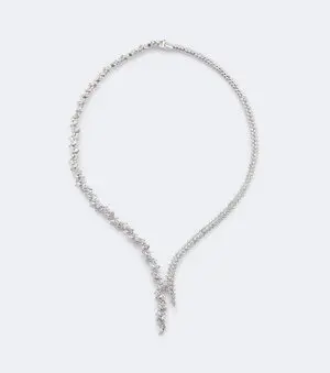 Yeprem 18kt White Gold Diamond Necklace - Silver