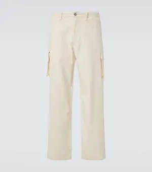 Our Legacy Mount Striped Cotton Cargo Pants - Beige