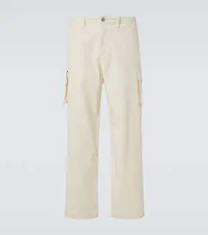 Our Legacy Mount Striped Cotton Cargo Pants - Beige