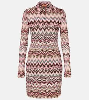 Missoni Cotton-blend Minidress - Multicoloured