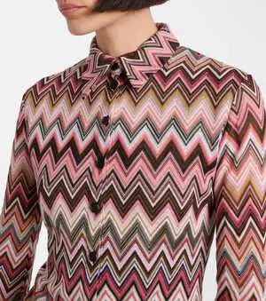 Missoni Cotton-blend Minidress - Multicoloured