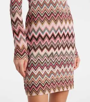 Missoni Cotton-blend Minidress - Multicoloured