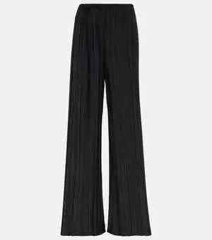THE ROW Gala Wide-leg Pants - Black