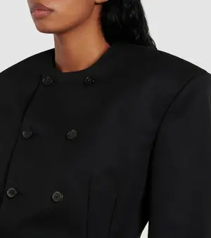Wardrobe.NYC Twill Blazer Dress - Black