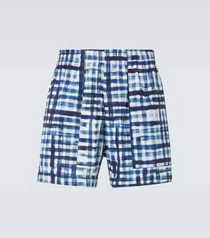 Bottega Veneta Gingham Bermuda Shorts - Neutrals