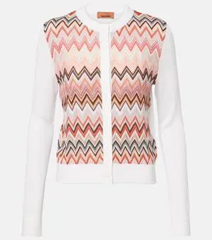 Missoni Zig Zag Cardigan - White