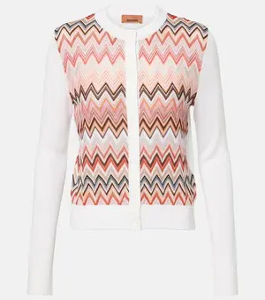 Missoni Zig Zag Cardigan - White
