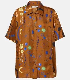 Asceno Montauk Printed Shirt - Brown