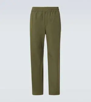 Bottega Veneta Technical Faille Straight Pants - Green