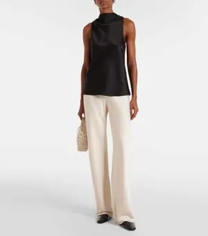 Vince Satin Top - Black