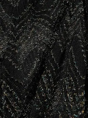 Missoni Metallic Crochet-knit Flared Pants