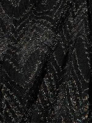 Missoni Metallic Crochet-knit Flared Pants