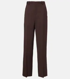 Wardrobe.NYC Wool Straight Pants - Brown